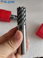 China 1 Flute Tungsten Steel Carbide End Mill For Varies Cutting Edge Geometry And Speed Cutting for sale