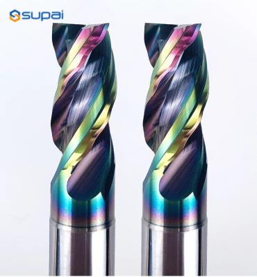 China Customized End Mill 3 Flutes Tungsten U-Shaped  DLC Coating For Aluminum OEM Support CNC Cutting Tools for sale
