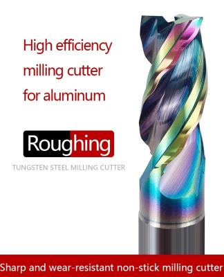 China 35/38/45/55 Helix Angle Custom End Mills with Carbide Material and Customized Shank Diameter for sale