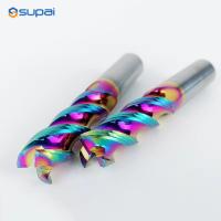 China 3/8 Inch 3 flute End Mill For Aluminum 3 Flutes 2-1/2 Inch Overall Length Sell for sale