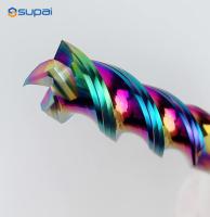 China 3/8 Inch 3 flute End Mill For Aluminum 3 Flutes 2-1/2 Inch Overall Length Sell for sale
