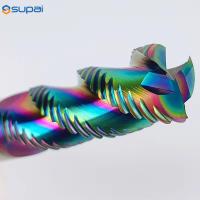 China 75mm 4 Flute Performance 30 Degree 45 Degree TiAlN Coated Square End Mill 12mm Shank for sale