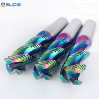 China 75mm 4 Flute Performance 30 Degree 45 Degree TiAlN Coated Square End Mill 12mm Shank for sale