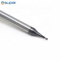 China TiAlN Coating Carbide End Mill For Precise Cutting Diameter 0.2-0.9mm for sale