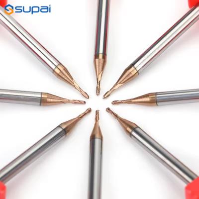China TiAlN Coating Carbide End Mill For Precise Cutting Diameter 0.2-0.9mm for sale