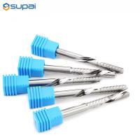 China 1 Flute Tungsten Steel Aluminum End Mill For Smooth Surface Finish for sale