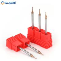 China 2 Flute Number Micro End Mills 2 Number of Teeth Short Flute Length for sale