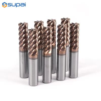 China 38-200mm Overall Length Tungsten Steel Carbide End Mill with Varies Flute Length for sale