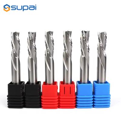 China Supal Carbide Compression End Mill For Woodworking High Precision For Cnc Milling for sale