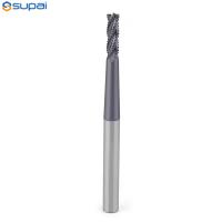 China CNC TiAN Coated Carbide End Mill For Customized Stainless Steel And Copper Alloy Processing for sale
