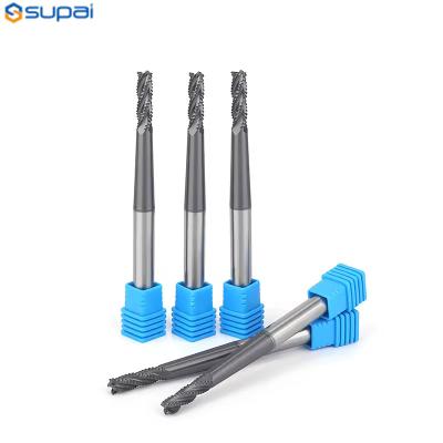 China CNC TiAN Coated Carbide End Mill For Customized Stainless Steel And Copper Alloy Processing for sale