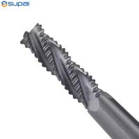 China CNC TiAN Coated Carbide End Mill For Customized Stainless Steel And Copper Alloy Processing for sale