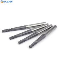China CNC TiAN Coated Carbide End Mill For Customized Stainless Steel And Copper Alloy Processing for sale