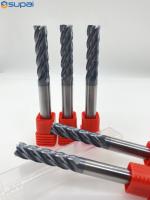 China 45/55 Degree Precision Helix Angle Copper Alloy End Mill for sale