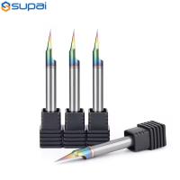 China Carbide Cutting Tools Engraving Milling Tools With Color-Coating V Grooving for sale