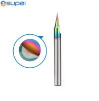 China SUPAL V Engraving Cutter Varies Cutting Speed Carbide End Mill With Flute Length Varies And Cutting Diameter D1-20mm for sale