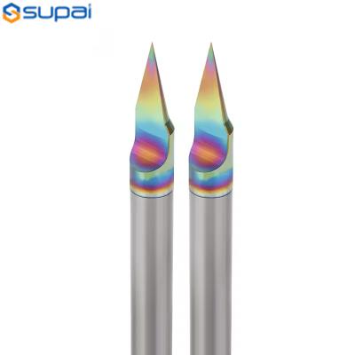 China SUPAL V Engraving Cutter Varies Cutting Speed Carbide End Mill With Flute Length Varies And Cutting Diameter D1-20mm for sale
