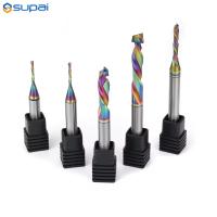 China Supal Carbide End Mill For Woodworking DLC Coating  CNC Machining Customized for sale