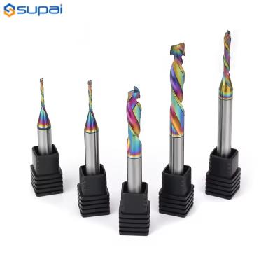 China Supal Carbide End Mill For Woodworking DLC Coating  CNC Machining Customized for sale