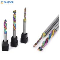 China Supal Carbide End Mill For Woodworking DLC Coating  CNC Machining Customized for sale