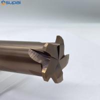 China CNC Machine ANCA Custom End Mills With Variable Flutes And Degrees Cutting Edge Angle for sale