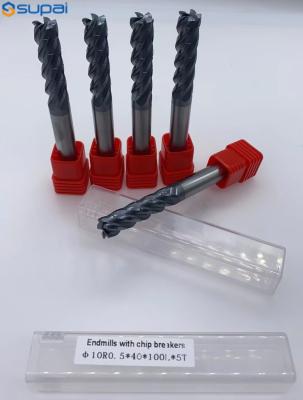 China SUPAL Varying Cutting Speed Carbide End Mill With Cutting Edge Type And Shank Diameter for sale