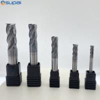China SUPAL Varies Shank Diameter Carbide End Mill With 35/38/40/45 Helix Angle And Varies Cutting Edge Type for sale