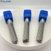 China SUPAL Carbide Corn End Mill Customized Cutter with Cutting Edge Angle of 35/38/45/55 for sale