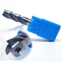 China High Precision Square End Mill 4 Flute End Mill Overall Length 50-150mm for sale
