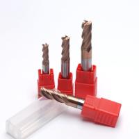 China Solid Square 1 8 4 Flute End Mill Diameter 1-20mm Tungsten Carbide for sale