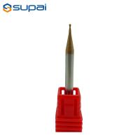 China Solid Carbide Micro End Mills 0.2-0.9mm 2 Flute For Plastic Jewelry for sale