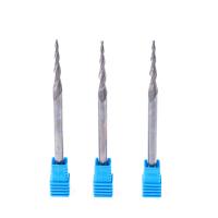 China Miniature Tapered End Mills Solid Carbide 4 Flute High Precision OEM Service for sale