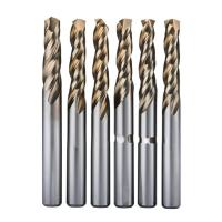 China Customized Sizes Tungsten Carbide Drill Bits Co 10%-12% for Flute Type 6 and Precise Drilling for sale