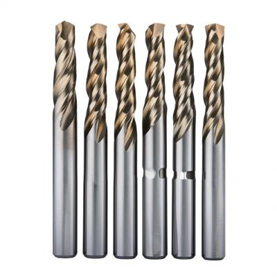 China Customized Sizes Tungsten Carbide Drill Bits Co 10%-12% for Flute Type 6 and Precise Drilling for sale