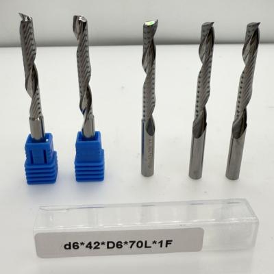 China Supal Carbide Single Flute End Mill Precision Cutting Customized Cutter for sale