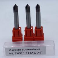 China Supal High Hardness Carbide Customized Chamfer End Mill Cutting Tools OEM/ODM For Precision Machining for sale