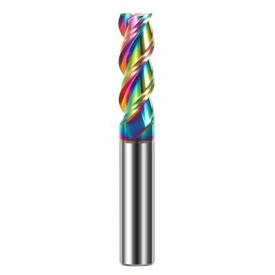 China Supal Solid Carbide End Mill 3flutes for aluminum 45° helix angle engineered to enhance cutting performance for sale
