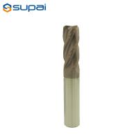 China High Precision Square End Mill 4 Flute Metal Cutting Tool Diameter 1-20mm for sale