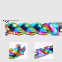 China High speed end mills for aluminum optimized to reduce heat generation and improve machining efficiency on soft metals for sale