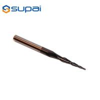 China 4mm 30 Degree Tapered Ball End Mill Tungsten Carbide For Aluminum for sale