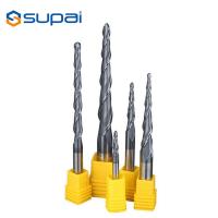 China 45 Degree Tapered End Mills Customized Length Eco - Friendly Feature for sale