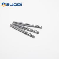 China High Precision Solid Tungsten Carbide End Mill For Aluminum Cutting Tool Long Working Lifespan No Coating for sale