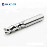 China High Speed Carbide End Mills For Aluminum / 3 Flute End Mill Aluminum for sale