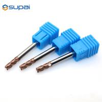 China Custom Square End Mill / Straight Shank End Mill Long Working Lifespan for sale