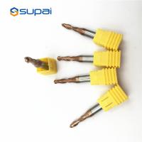 China Long Tungsten Carbide Ball Nose End Mills For Cutting Steel OEM Service for sale
