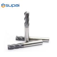 China Corner Radius Milling Cutters 4flutes For Acrylic Carpenters Cutting CNC High Hardened Steel Milling for sale
