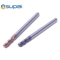 China 2 3 4 Flute Carbide Roughing End Mills High Performance Customized Length for sale