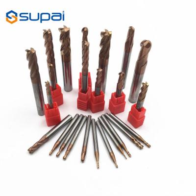 China 2 Flute Roughing Finishing End Mill Customized Length OEM Service for sale