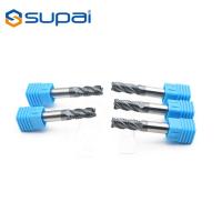 China Long Shank Roughing End Mill / Solid Carbide Corner Radius End Mills for sale