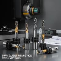 China Supal Carbide Milling Tools optimized for precision milling applications requiring high repeatability and dimensional control for sale